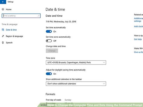 How To Change The Computer Time And Date Using The Command Prompt