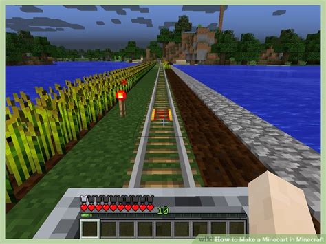 How To Make A Minecart In Minecraft With Pictures Wikihow