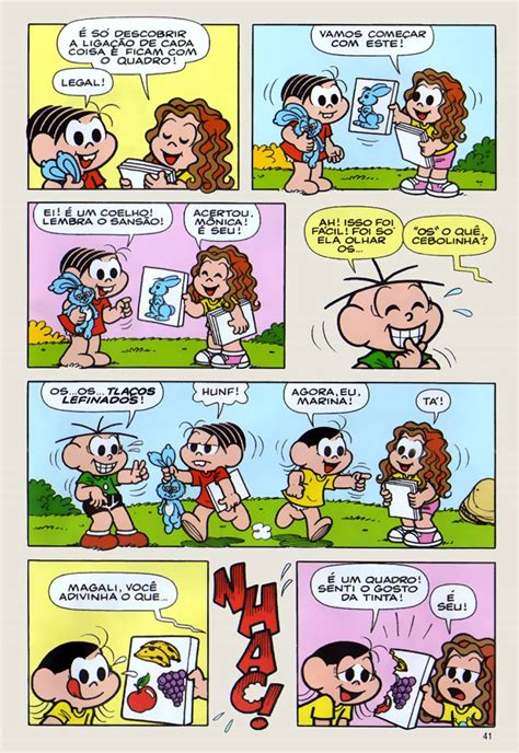 Ouvir E Ver A Turma Da MÔnica Para Ler Marina Em Retratos Da Turma