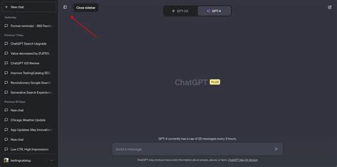 Chatgpt Rolled Out A Collapsible Sidebar Toggle
