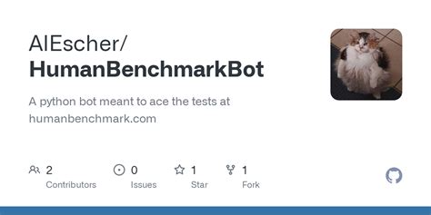 github alescher humanbenchmarkbot a python bot meant to ace the tests at