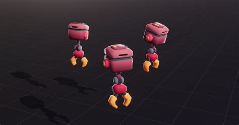 Delivery Robot Cute Series 3d Robots Unity Asset Store