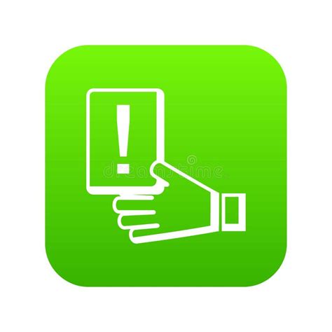Penalty Card Icon Simple Black Style Stock Vector Illustration Of