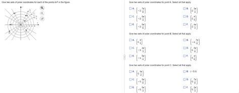 Solved Give Two Sets Of Polar Coordinates For Each Of The Chegg Com