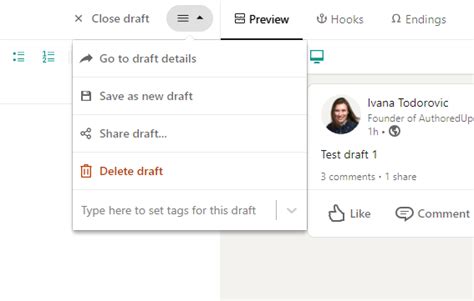 How Can I Save Drafts On Authoredup User Guide Authoredup