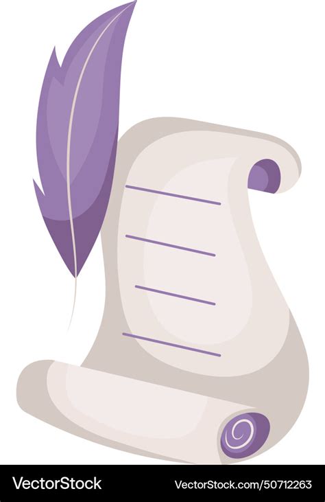 Poetry Parchment Traditional Royalty Free Vector Image