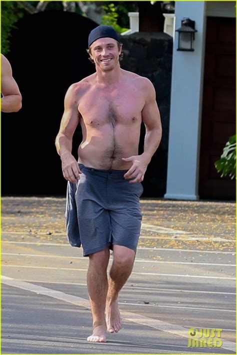 Charlie Hunnam And Garrett Hedlund Go Shirtless For Their Run Photo