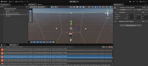 Adaptive Probe Volumes Throwing Targetparametercountexception When Selected In The Inspector