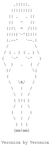 ASCII Art Nudes