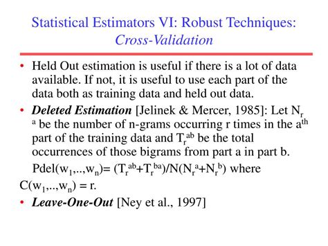 Ppt Statistical Nlp Lecture 8 Statistical Inference N Gram Models