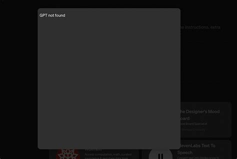 Bug Gpt Inaccessible Or Not Found Bugs Openai Developer Forum