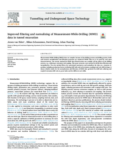 pdf improved filtering and normalizing of measurement while drilling