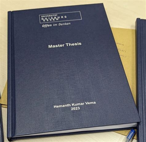 Hemanth Kumar Vema On Linkedin Mastersdegree Thesiscompletion