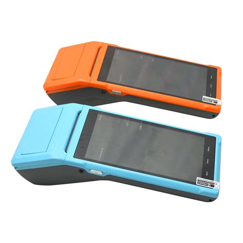 Handheld Pda Android Mobile Pos Terminal Barcode Scanner With Built In Pos Printer Lepep