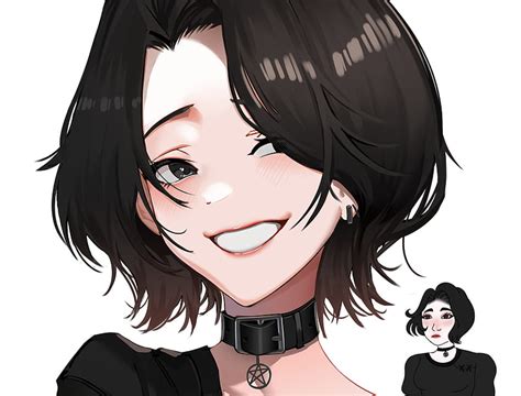 Chica De Anime Con Pelo Corto