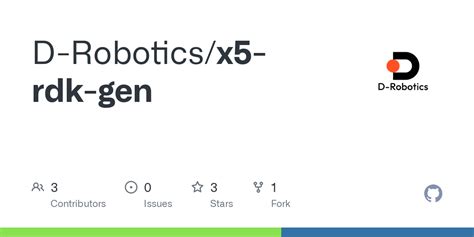 GitHub D Robotics X Rdk Gen