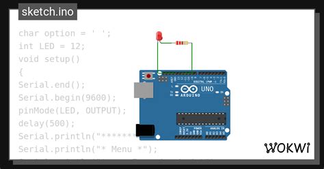Apagar Y Enceder Led Wokwi Esp32 Stm32 Arduino Simulator