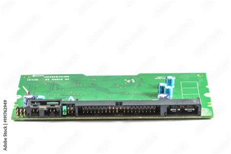 The Electronic Circuit Boards Of Dvd Writer Model Parallel Isolated On