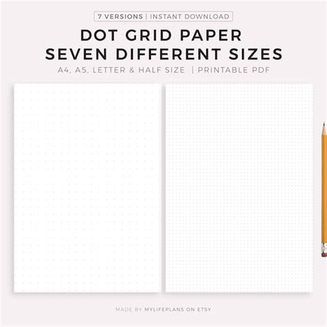 Dot Grid Notebook Etsy
