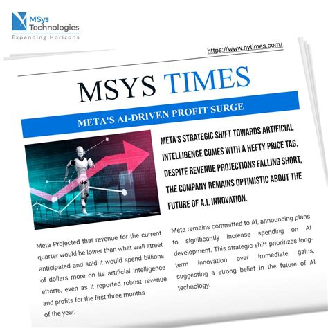 Msys Technologies On Linkedin Ai Artificialintelligence Technews Futuretech Innovation