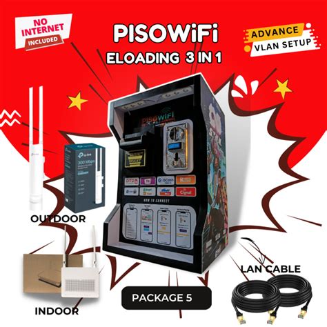 Pisowifi Eloading Vendo Machine 4 In 1 Lazada Ph