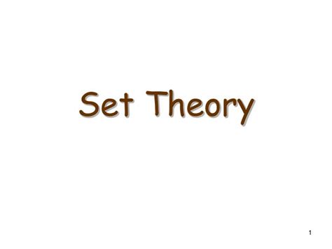 Ppt Set Theory Powerpoint Presentation Free Download Id1821887