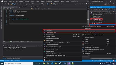 ASP Net Core Y Servicios REST Con ADO Net Net Core Estilo Web