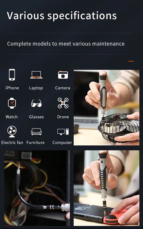 Набор отверток 130 в 1 прецизионные ручные инструменты для Iphone часов ноутбука телефона