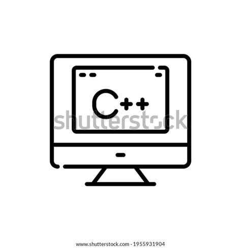 Vektor Stok C Plus Plus Programming Language C Tanpa Royalti