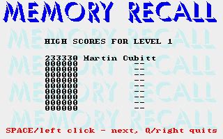 Download Memory Recall Atari ST My Abandonware