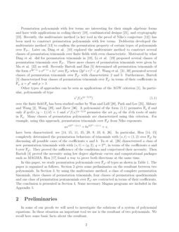 Permutation Polynomials And Complete Permutation Polynomials Over F Q DeepAI