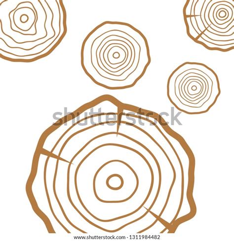 Tree Rings Background Abstract Age Annual Stock Vector Royalty Free 1311984482 Shutterstock