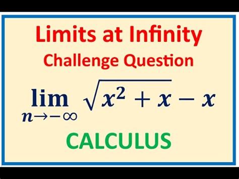 Limit At Infinity With Square Root