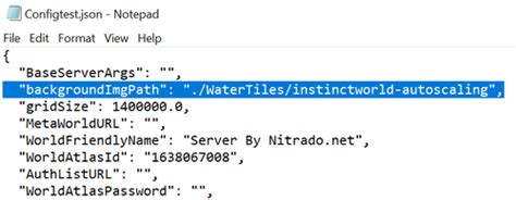 Server Grid Editor NITRADO
