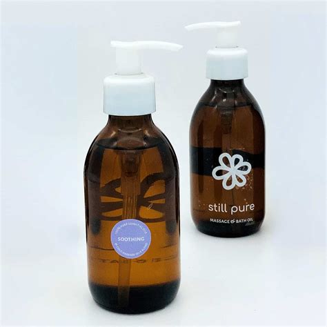 Soothing Massage And Bath Oil With Essental Oils