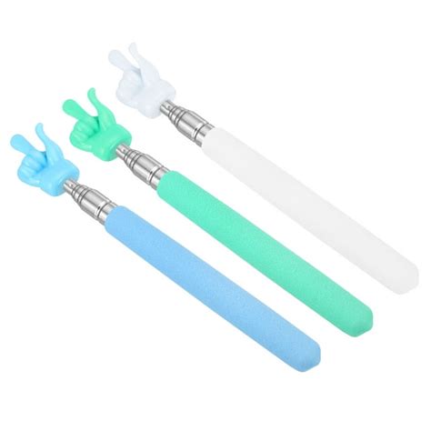 Uxcell Telescopic Teachers Pointer Stick 3 Pcs Classroom Hand Finger