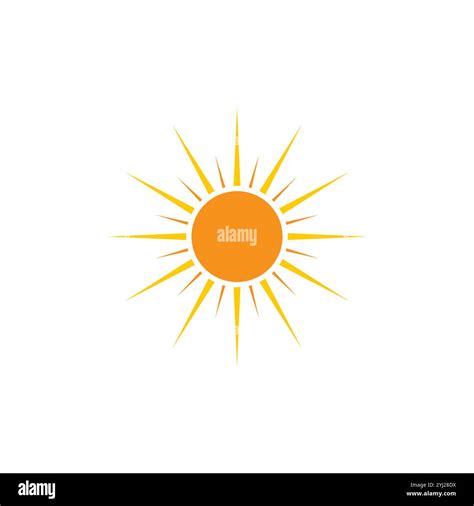 Sun Logo Design Vector Illustration Sun Icon Vector Stock Vector Image