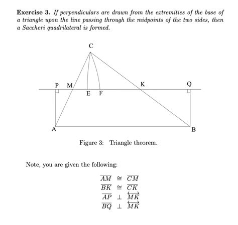 Solved Solve Exercise If Perpendiculars Are Drawn Fro