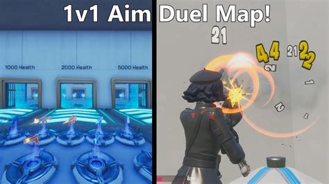 1v1 Aim Duel Map Best Close Range Aim Training Youtube