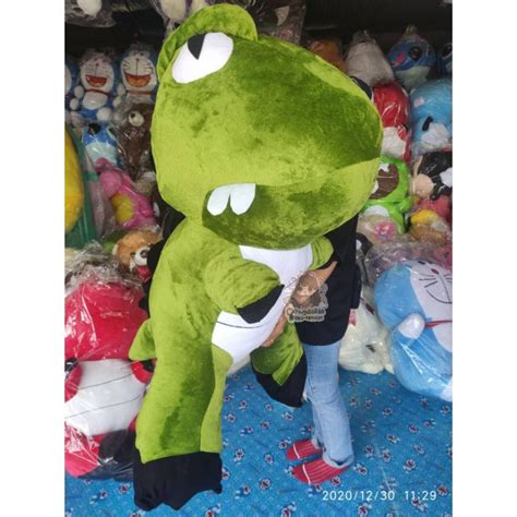 ไดโนเสาร์ก๊อง ตุ๊กตาตัวใหญ่1เมตรน่ารักขนนุ่มนิ่มทั้งตัว💚 Shopee Thailand