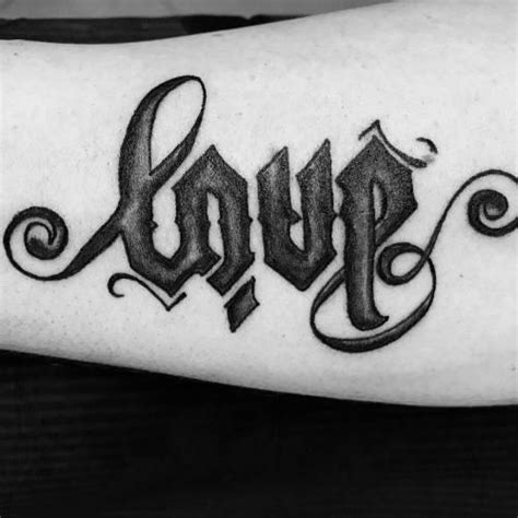 27 Ambigram Tattoo Designs That Will Make You Flip