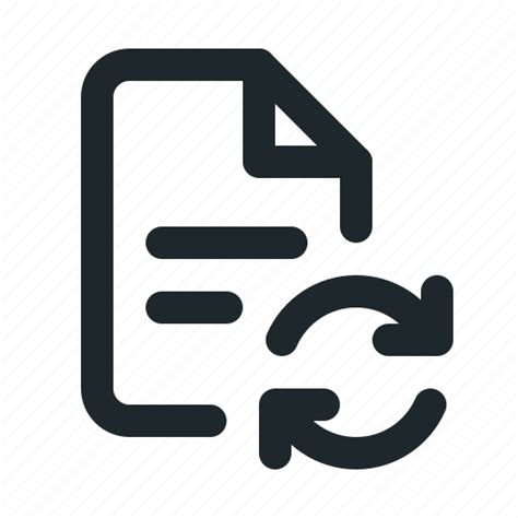 File Sync Icon Download On Iconfinder On Iconfinder