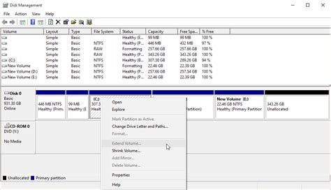 Fixed Cannot Extend Volume To Unallocated Space In Disk Management
