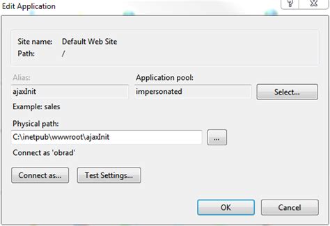 Net Iis75 Application Pool Process Identity And Environment
