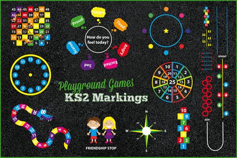 Playground Games Key Stage 2 Markings By Playgroundmarkings On Deviantart