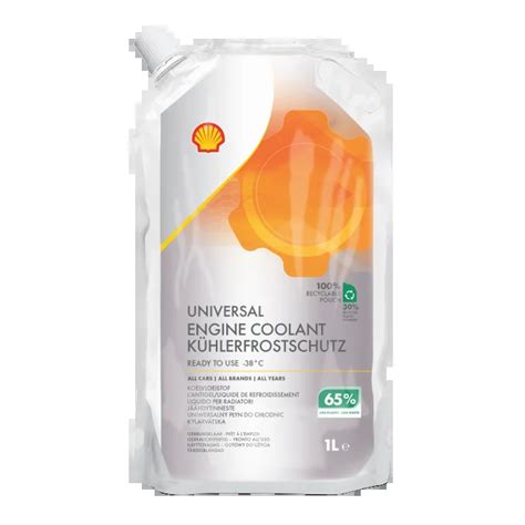 Universal Engine Coolant Ready To Use Pouch Shell Car Care By Kemetyl
