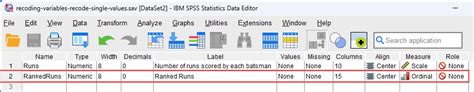 Recoding Variables In Spss Statistics Single Values Laerd Statistics