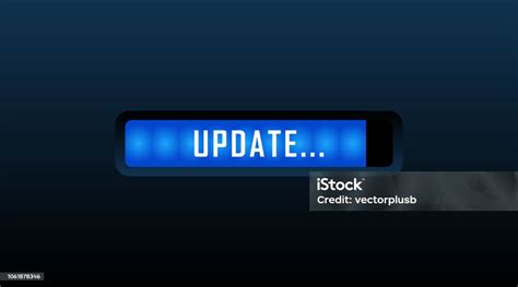 시스템 소프트웨어 업데이트 및 업그레이드 개념 로드 프로세스 화면입니다 벡터 일러스트 레이 션 개념에 대한 스톡 벡터 아트 및