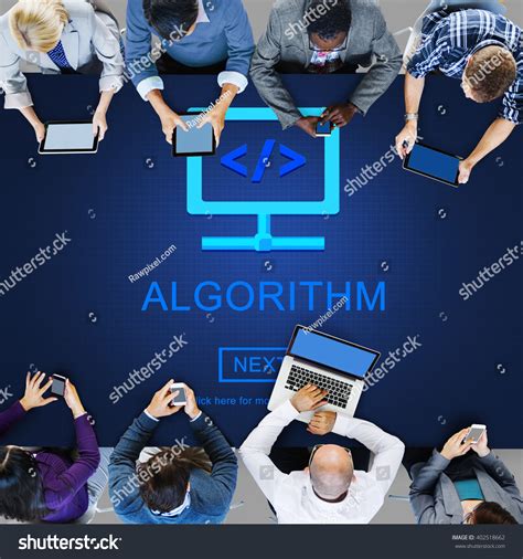 Algorithm Data Coding Process Diagram Concept Stock Photo Shutterstock