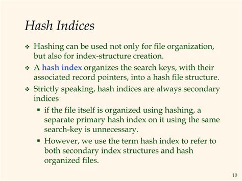 PPT Hash Based Indexes PowerPoint Presentation Free Download ID 3530451